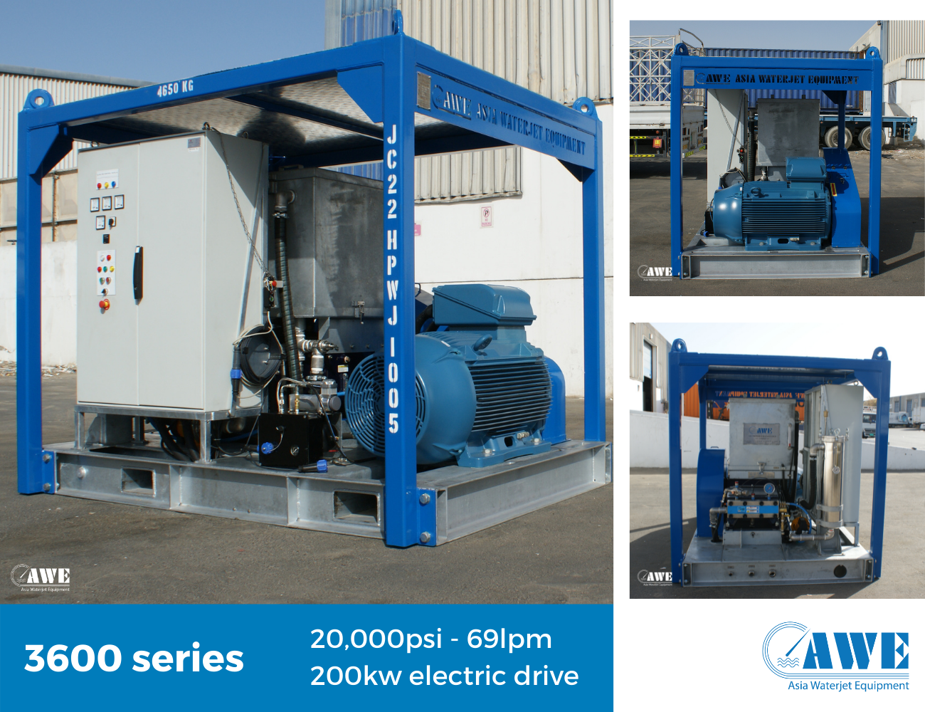 Electric Drive Pumps | Asia Waterjet Equipment