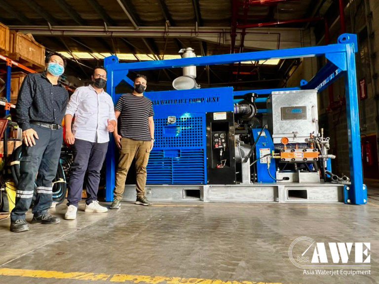 40k Pump off to Egypt | Asia Waterjet Equipment